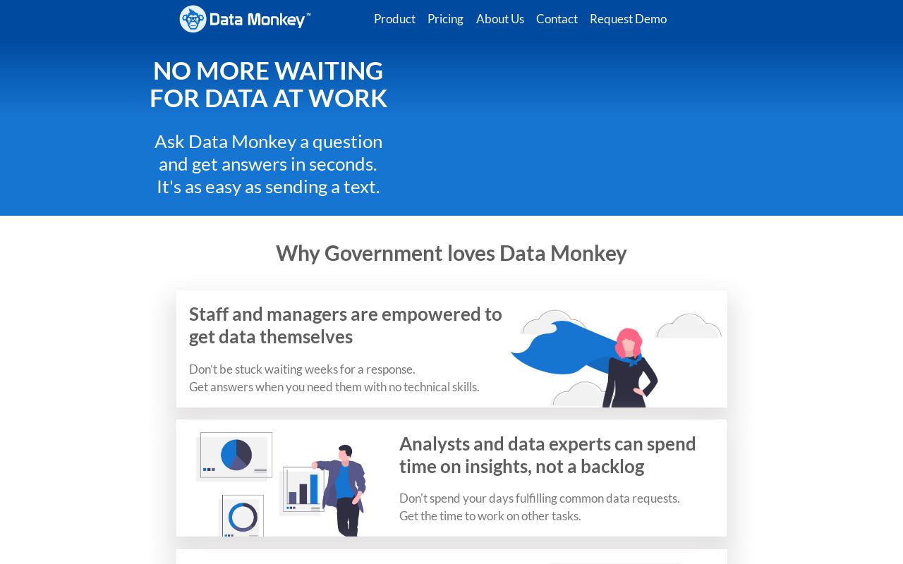 Data Monkey - No more waiting for data at work
